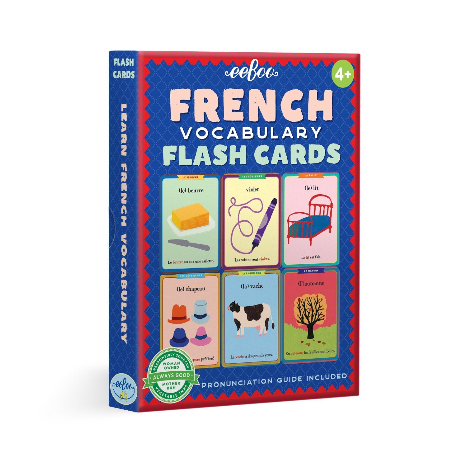 French Vocabulary Flash Cards – eeBoo Wholesale