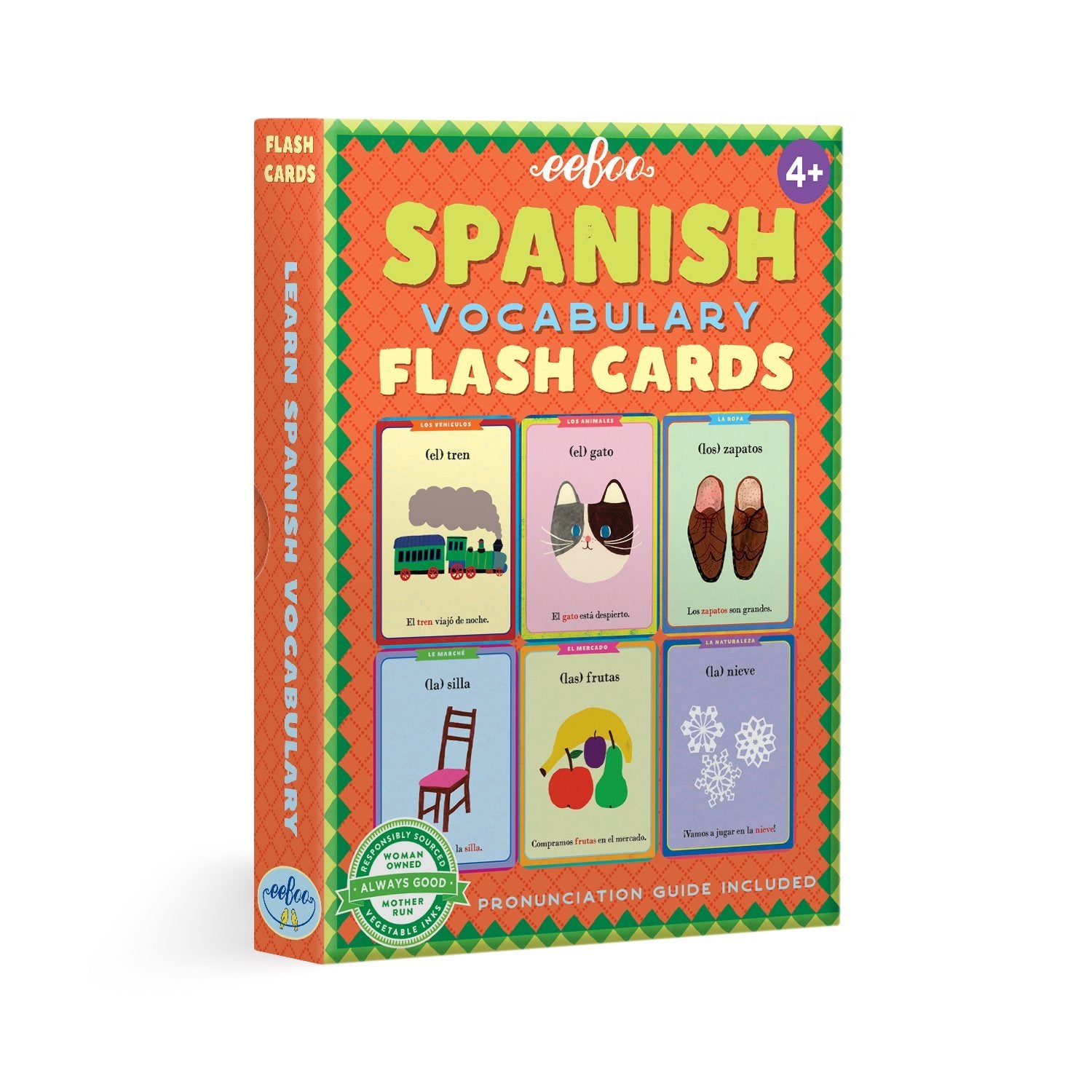 Spanish Vocabulary Flash Cards – eeBoo Wholesale