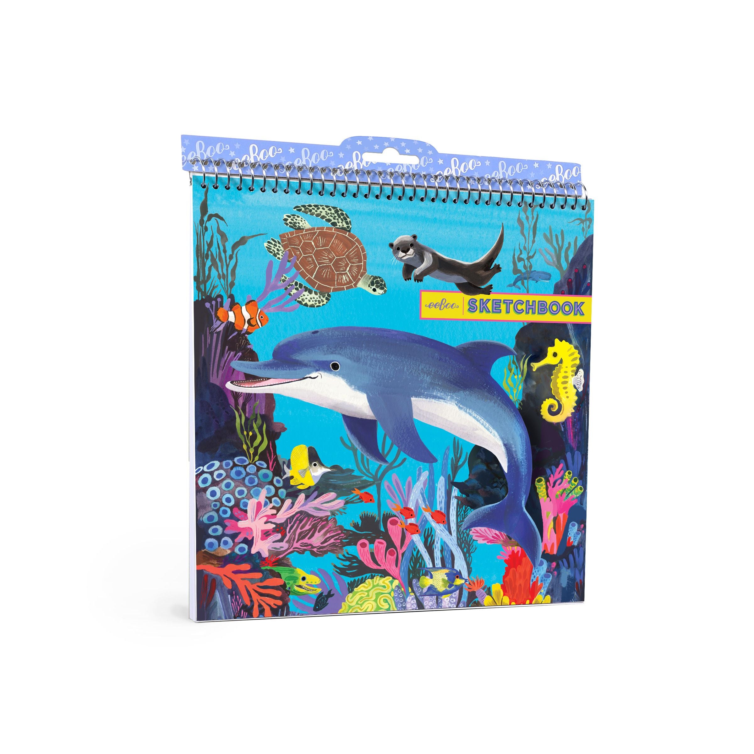 Sea Life Square Sketchbook by eeBoo | Unique Fun Gifts – eeBoo Wholesale