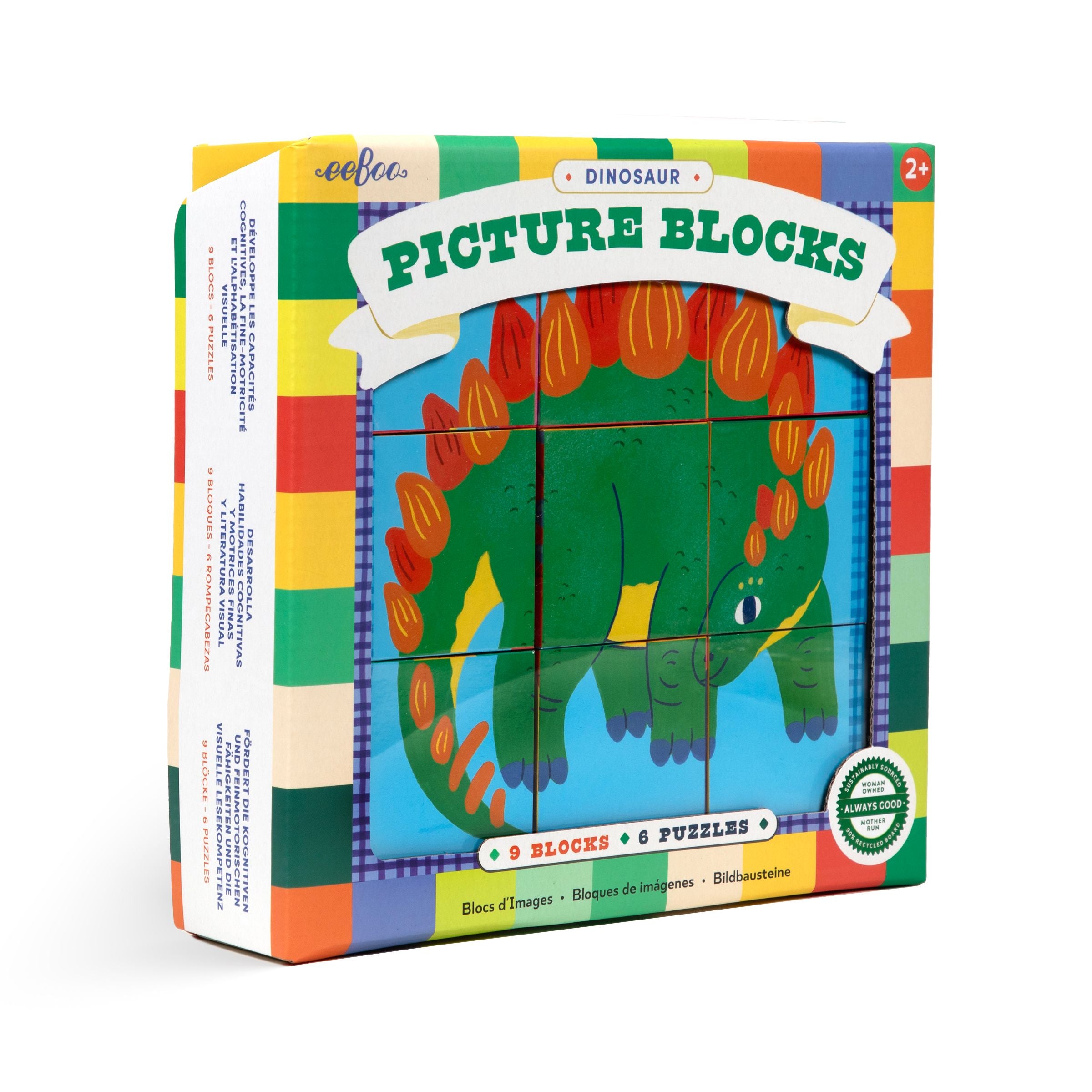 Dinosaur Picture Blocks by eeBoo | Unique Fun Gifts – eeBoo Wholesale